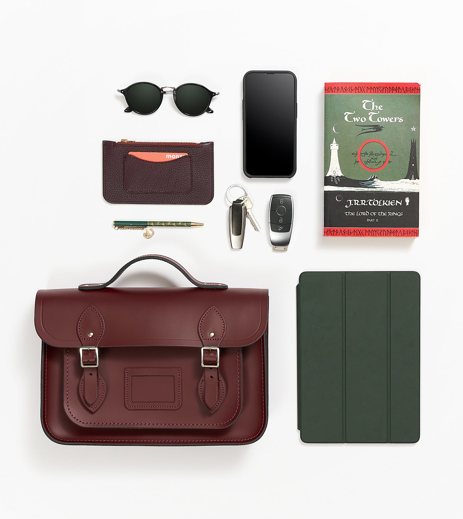 13inch Batchel - Oxblood | Cambridge Satchel